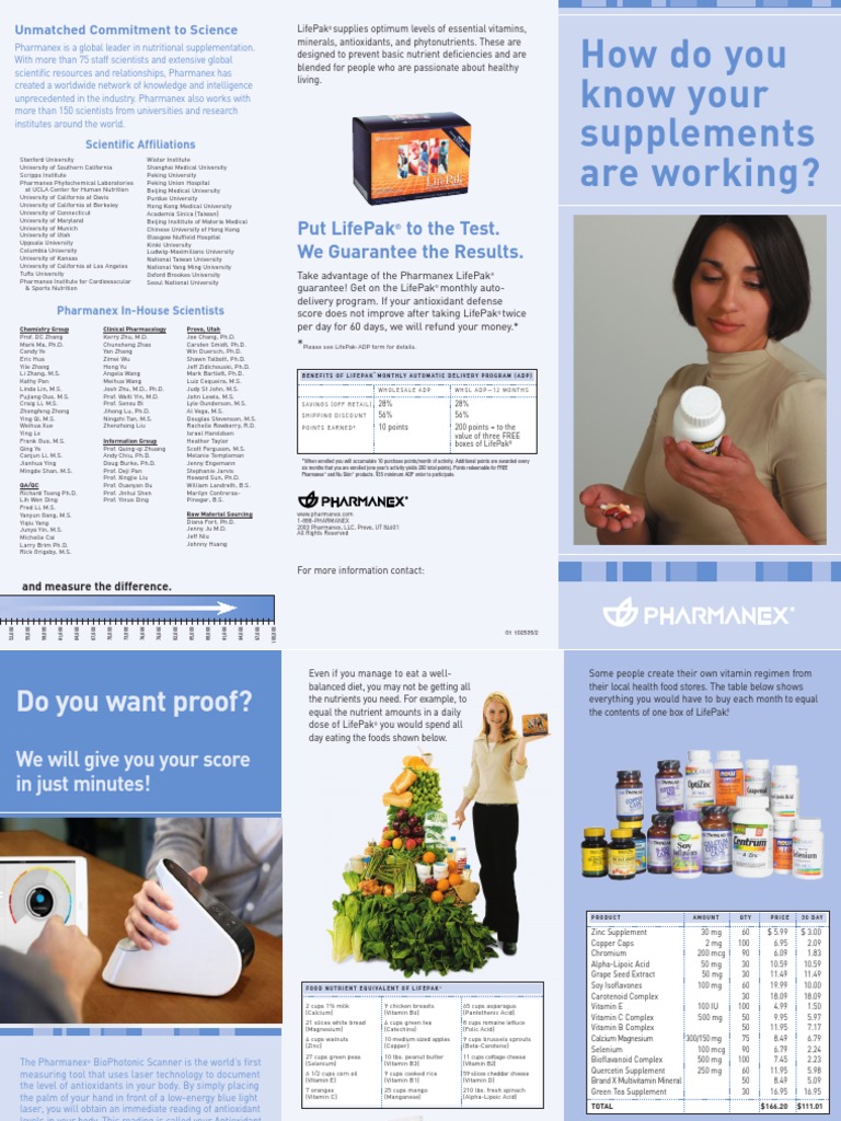Scanner Trifold Brochure | PDF | Vitamin | Magnesium