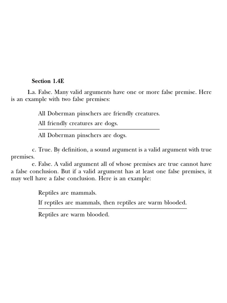 The Logic Book | PDF | Validity | Argument