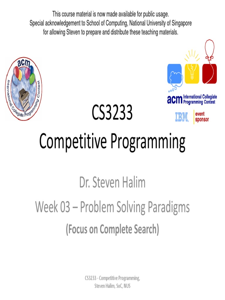 Week03 Search | PDF | Algorithms And Data Structures | Areas Of Computer Science