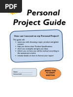 IB Personal Project Ideas 1 | PDF