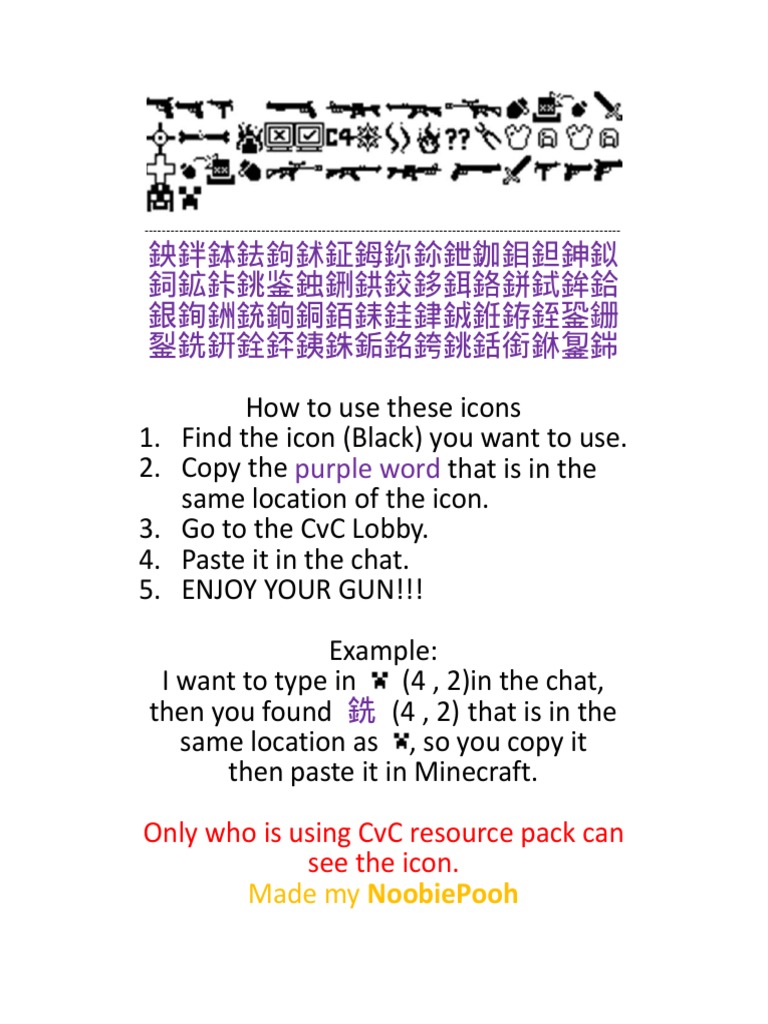 CvC Icon Usage Guide | PDF | History