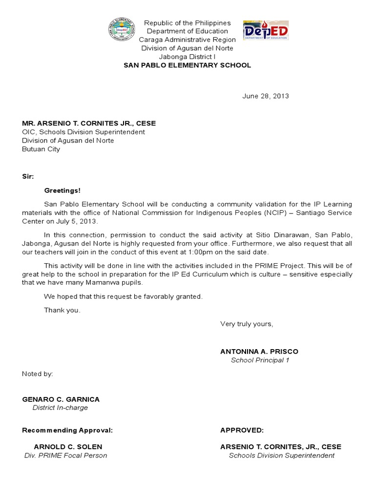 Letter To SDS For PRIME Validation | PDF | Cooking, Food & Wine | Wellness