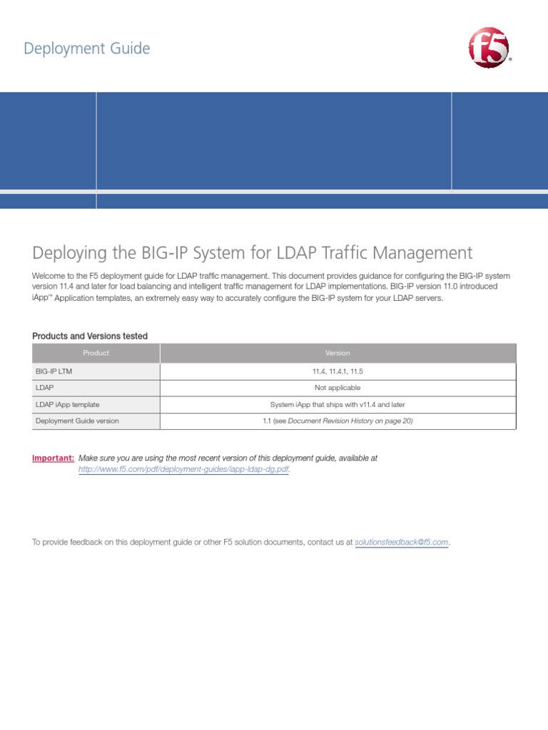 F5 Load Balancer | PDF | Transmission Control Protocol | Transport Layer Security