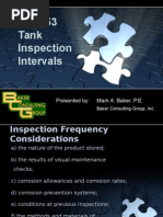 API 653 Tank Inspection | PDF