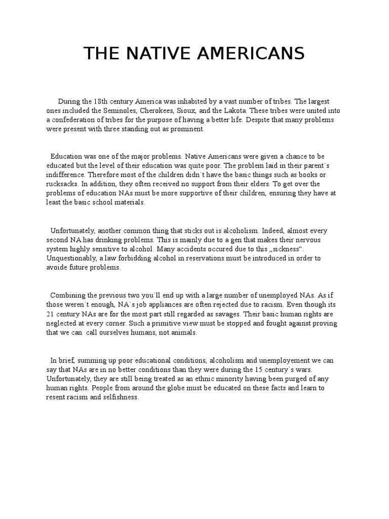 Native Americans | PDF