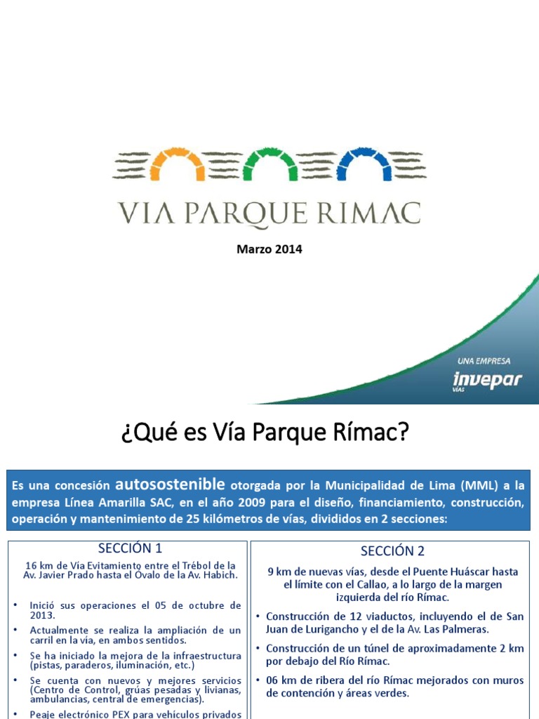 Via Parque Rimac | PDF | Lima | Perú