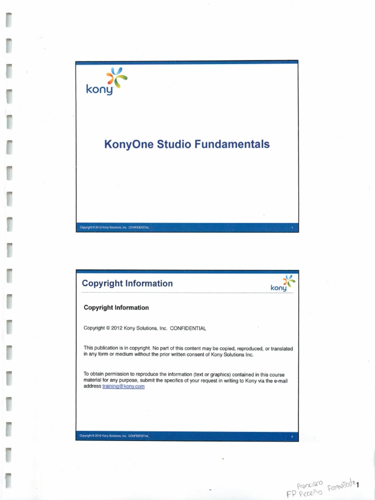 Kony 20131 | PDF | Java Script | Graphical User Interfaces