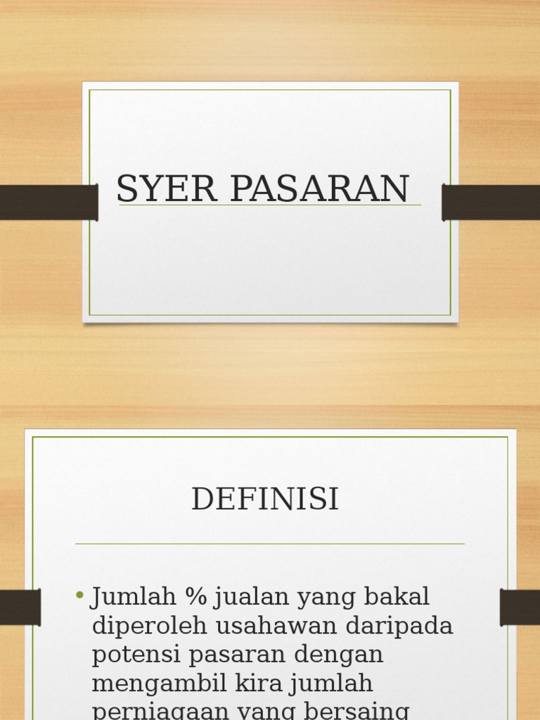 Syer Pasaran | PDF