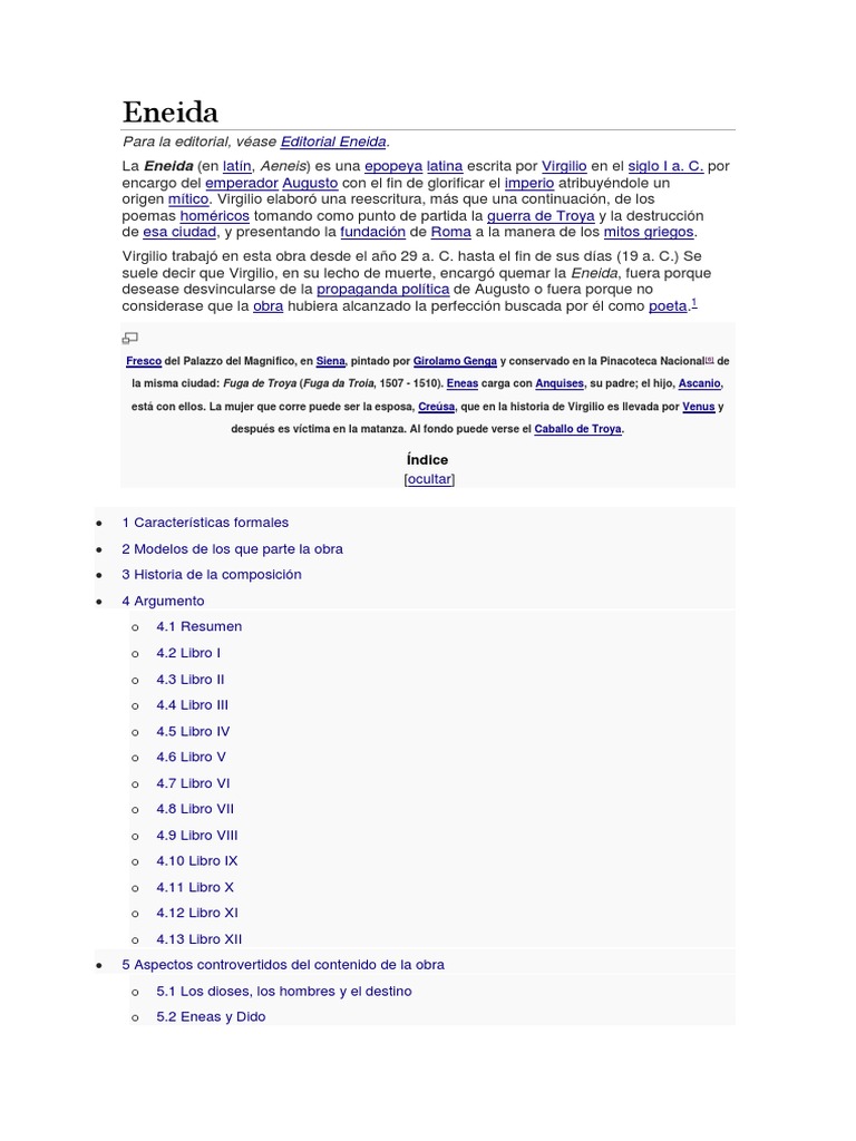 LA Eneida | PDF | Eneas | Eneida