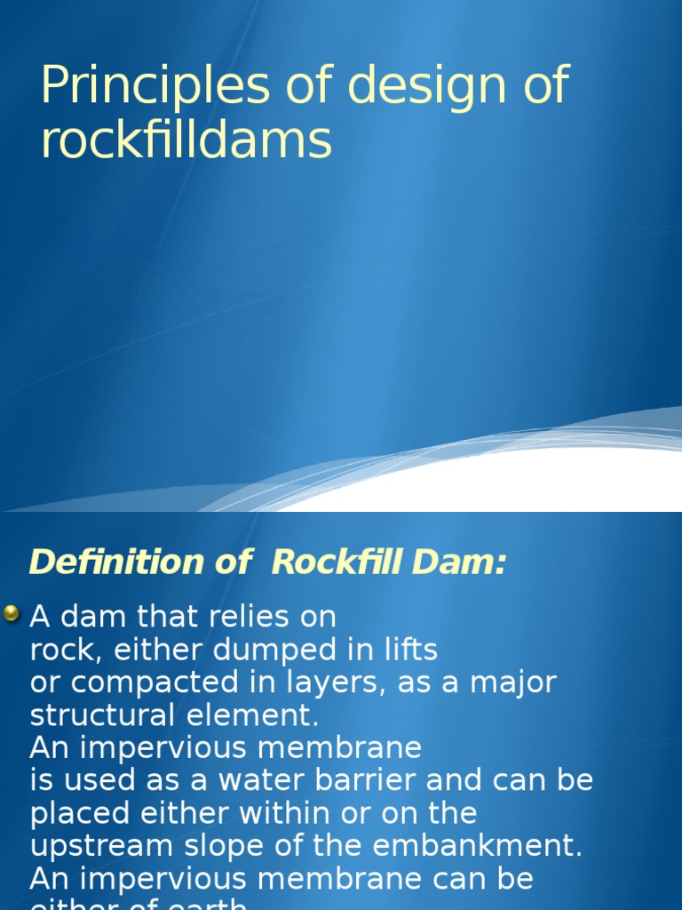 Rockfill Dam | Dam | Soil Mechanics