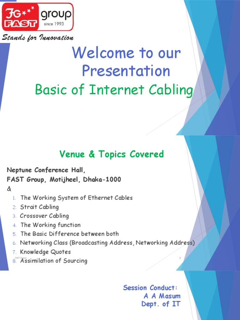 Basics of Ethernet Cabling Explained | PDF | Network Switch | Computer ...
