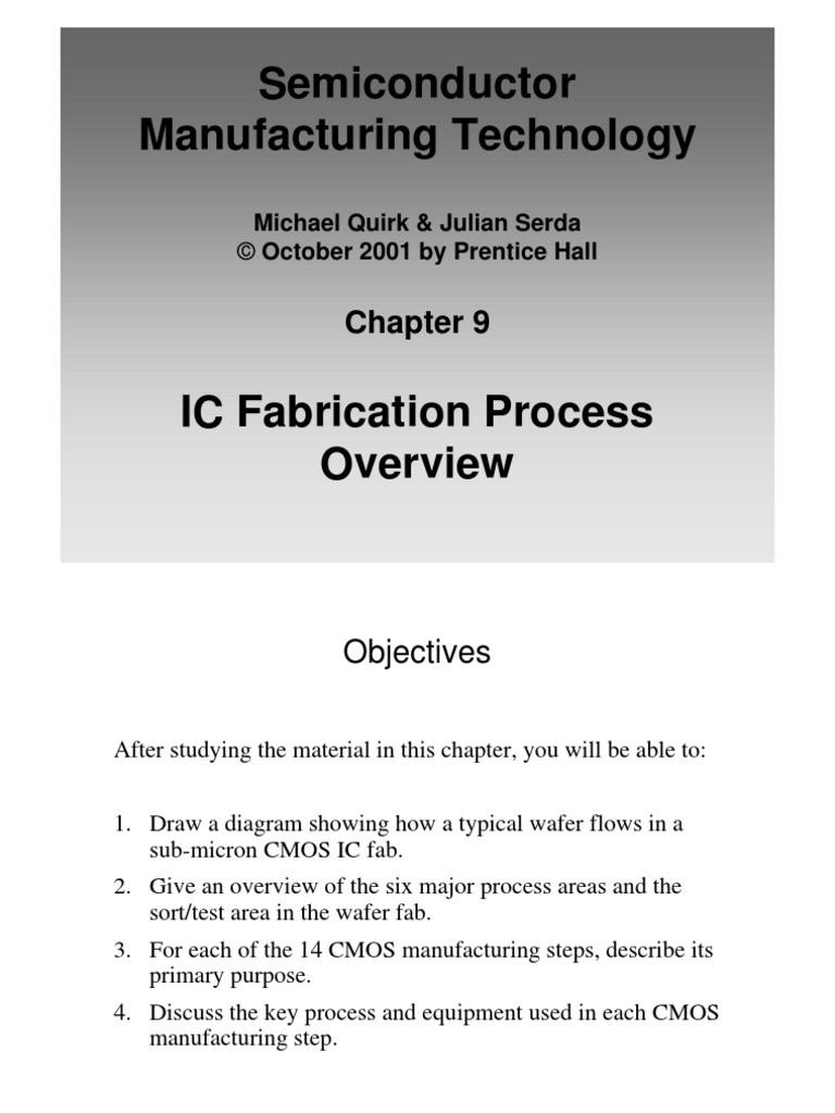 IC Manufacturing SMT Process Flow | PDF | Semiconductor Device ...