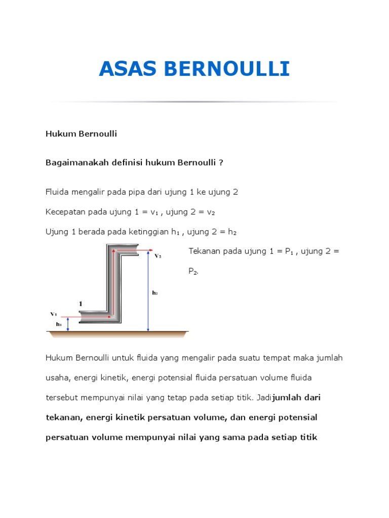 Asas Bernoulli | PDF