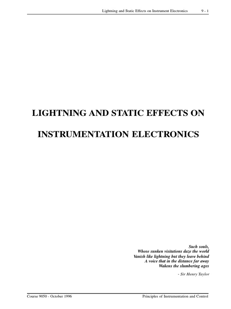Lightning Effects | PDF | Lightning | Electrostatic Discharge