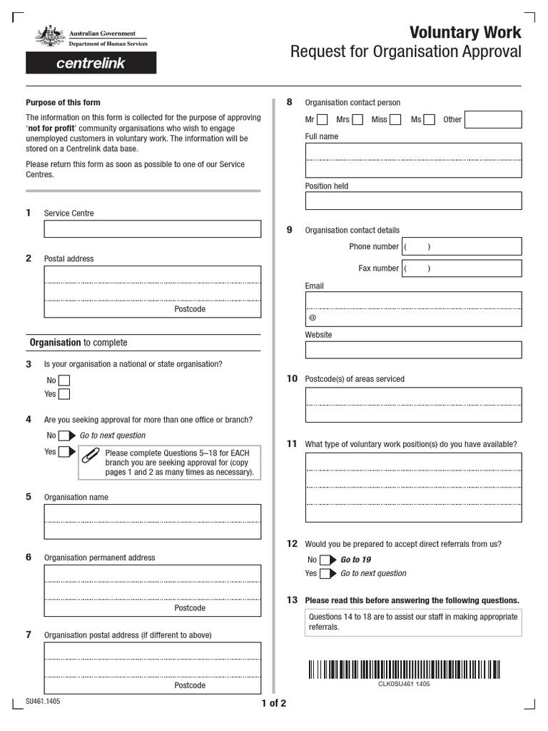 Su461 1405en PDF | PDF | Volunteering | Insurance