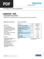 Levasil CC301: Product Data Sheet | PDF | Silicon Dioxide | Colloid