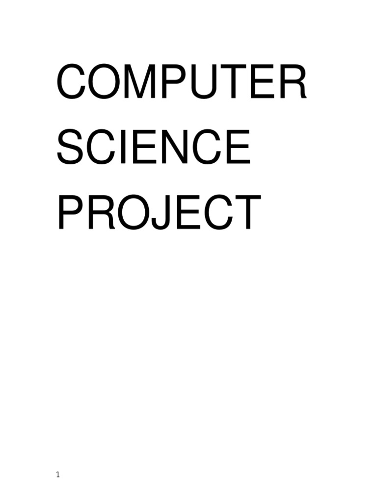 Computer Science Project 12th | PDF | String (Computer Science) | Matrix (Mathematics)