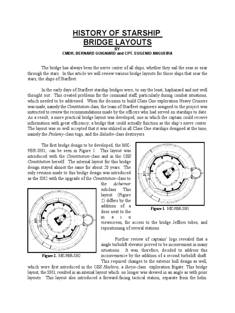 STARSHIP Bridge Layouts | PDF | Battleship | Uss Enterprise (Ncc 1701)
