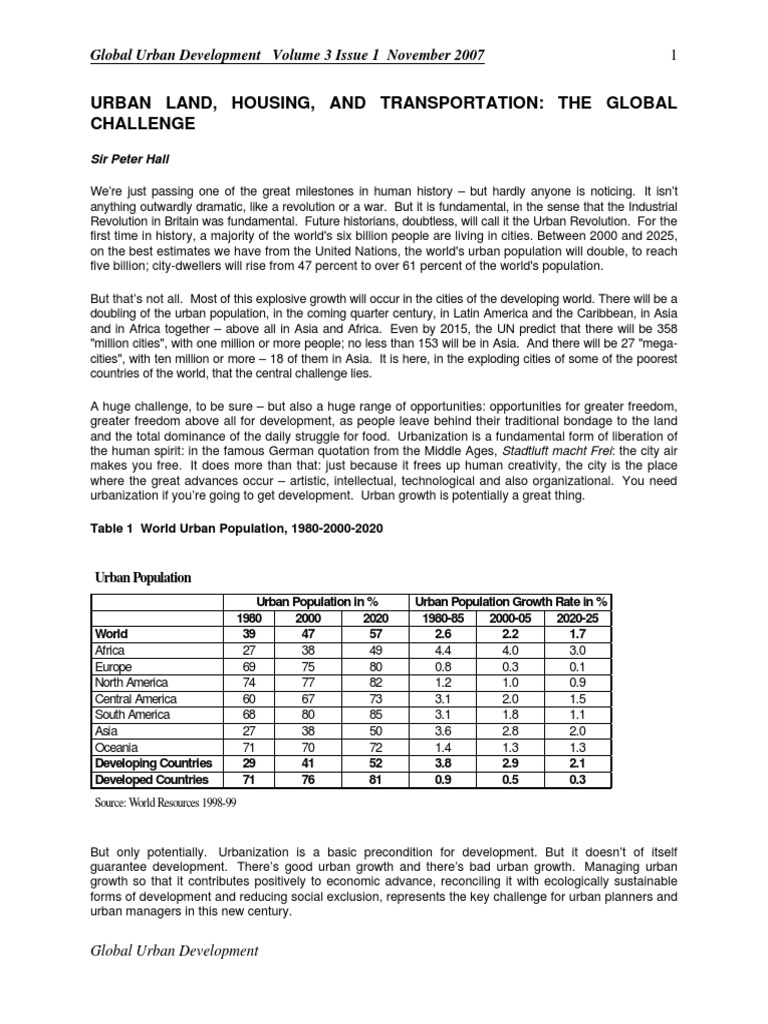 The Three Categories of Global Cities: Understanding the Distinct ...