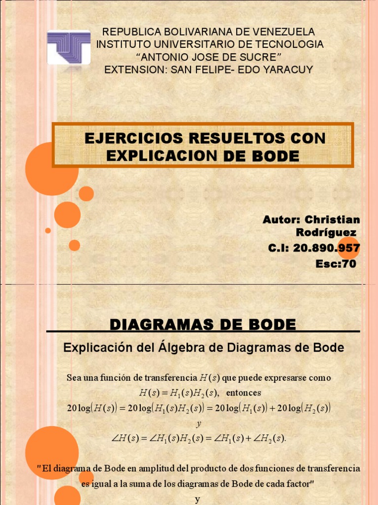 Ejercicios Paso A Paso de Bode | PDF | Enseñanza de matemática | Science