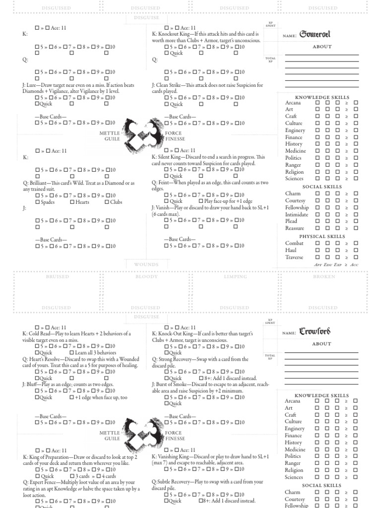 Dark Beta Characters | PDF | Consumer Goods | Ephemera