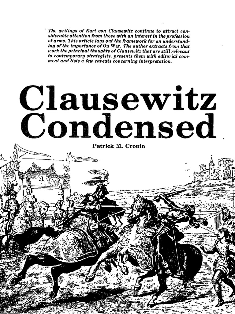 Clausewitz Condensed | Carl Von Clausewitz | Morale