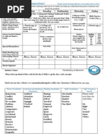 Parent Homework Log Explanation | PDF | Self-Improvement