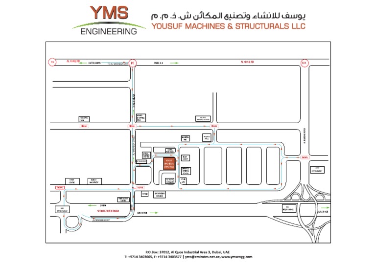 Location Map - YMS Engg. | PDF