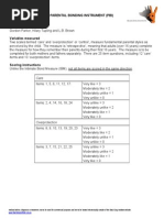 PEDS Score Form | PDF | Autism | Behavioural Sciences