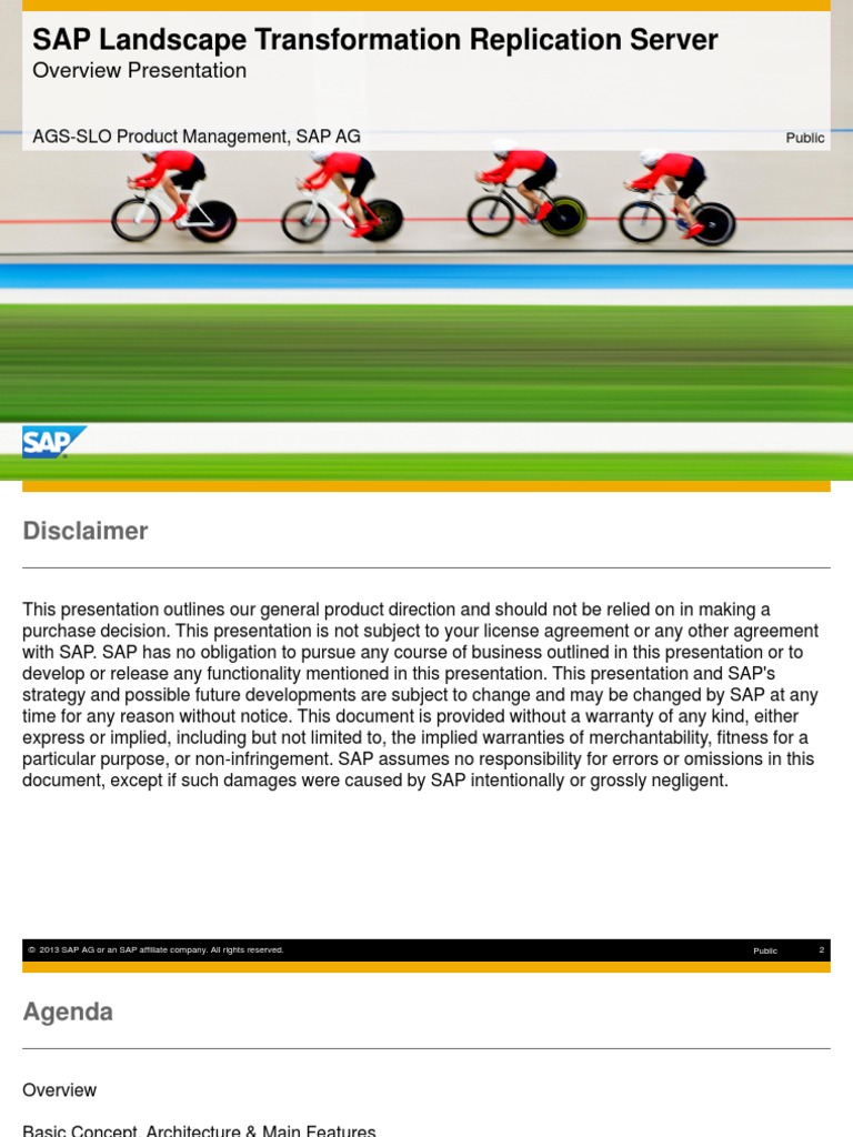 SAP LT Replication Server Overview PDF | PDF | Sap Se | Replication (Computing)