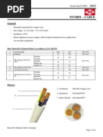 Datasheet Kabel NYAF | PDF