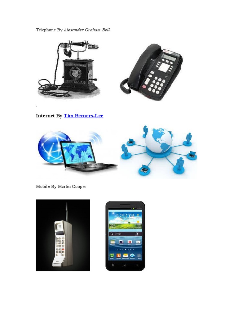 Inventors of Communication Tech | PDF