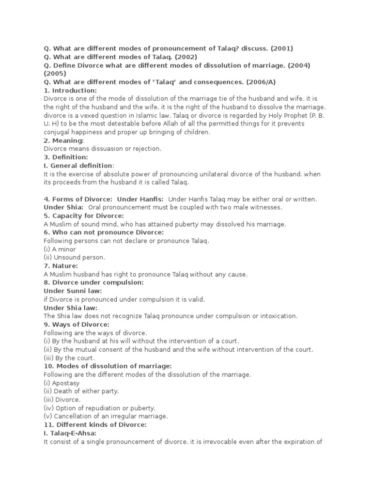 talaq | Wife | Marriage | Free 30-day Trial | Scribd