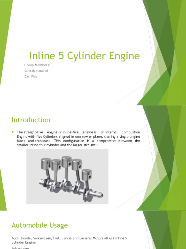 Inline 5 Cylinder Engine Overview | PDF