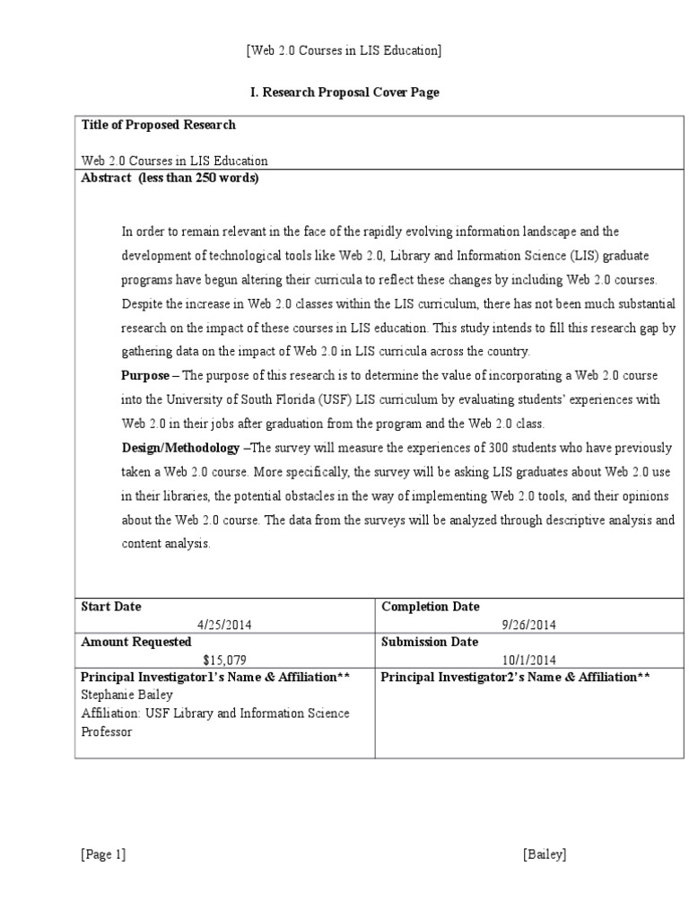 Research Proposal | PDF | Sampling (Statistics) | Survey Methodology