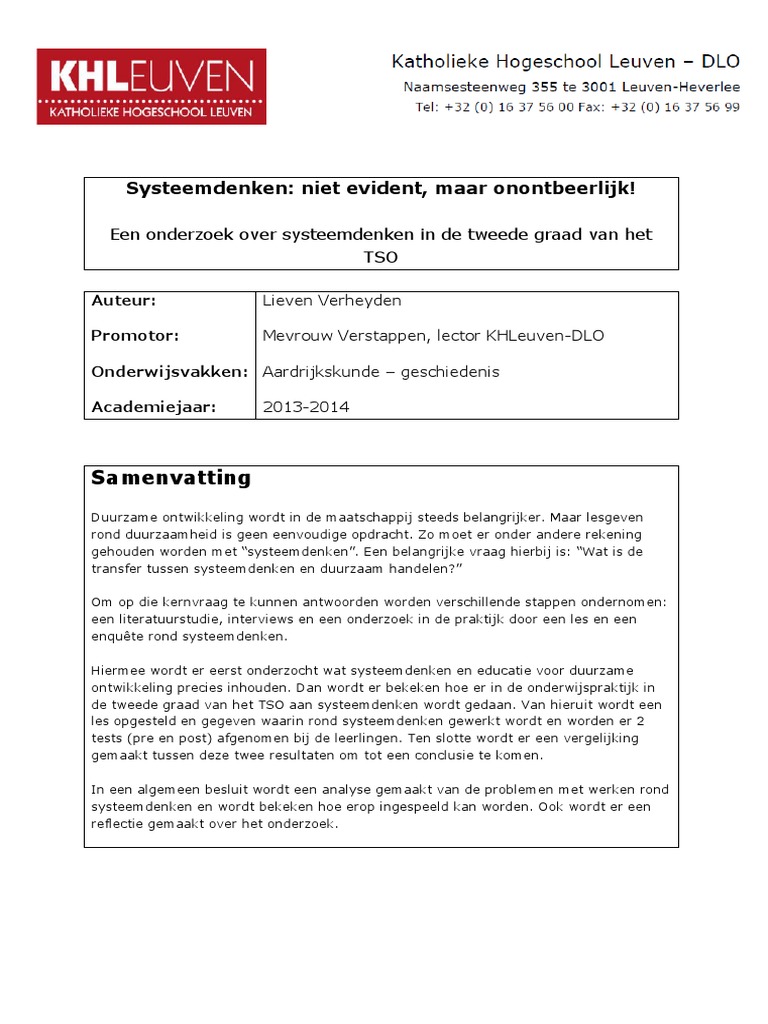Eindwerk | PDF