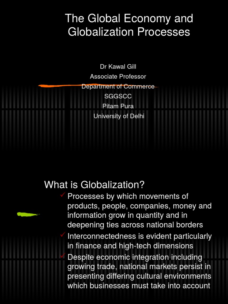 Understanding Globalization Processes | PDF | Globalization | Foreign ...
