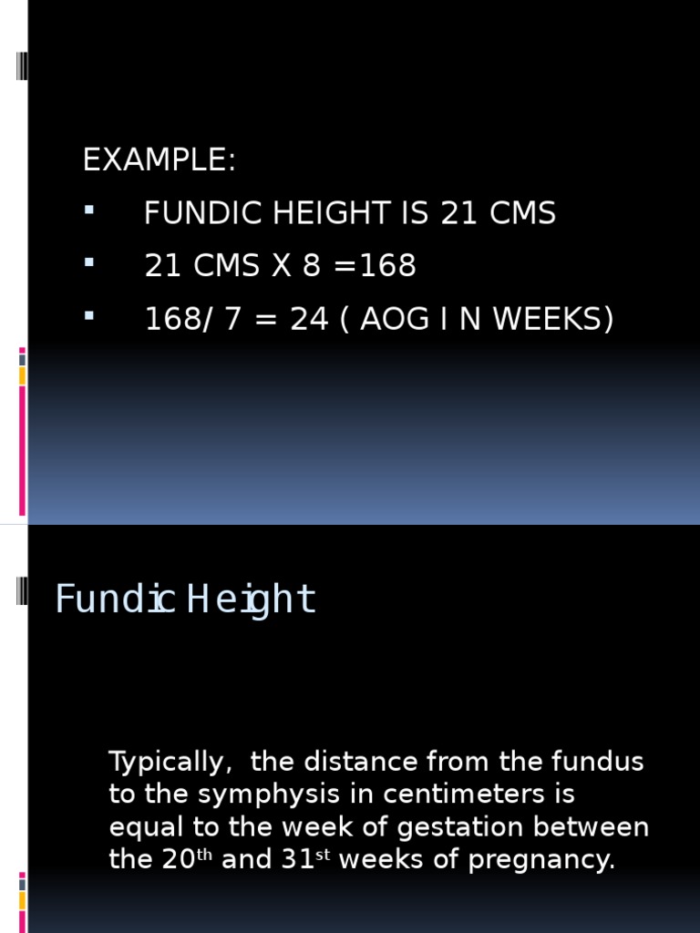 Measuring Fundic Height in Pregnancy | PDF | Fetus | Pregnancy