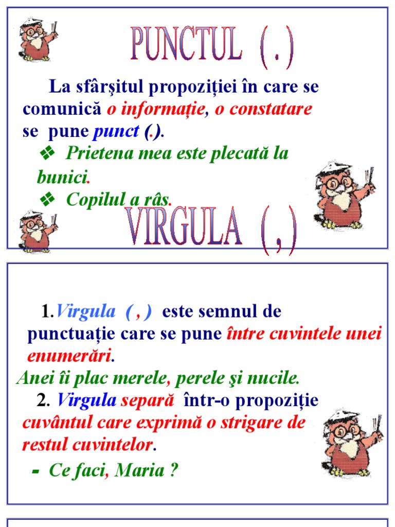 Semnele de Punctuatie | PDF