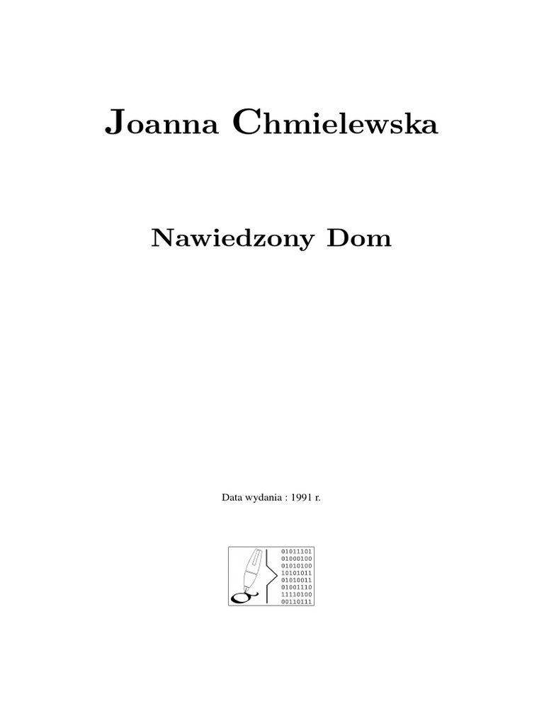 Chmielewska Joanna Nawiedzony Dom PDF | PDF