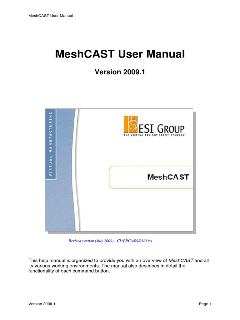 Mesh Cast 20091 | PDF | Command Line Interface | Installation (Computer ...