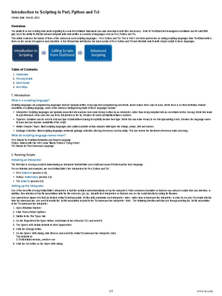 NI Tutorial 8910 en | PDF | Scripting Language | Command Line Interface