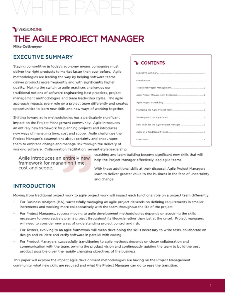 V1 The Agile Project Manager | PDF | Agile Software Development | Scrum ...