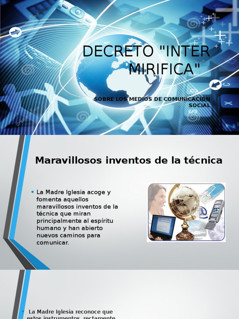 Decreto Inter Mirifica | PDF | Santa Sede | Iglesia Católica