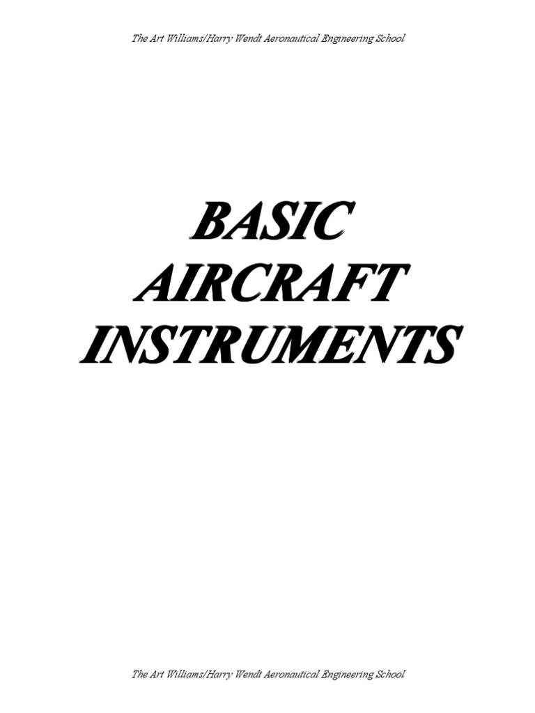 AWHWAES Basic Instruments Book | PDF | Airspeed | Gyroscope