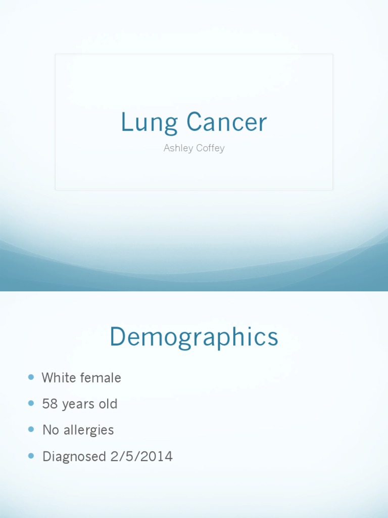 Small Cell Lung Cancer Case Study | PDF | Lung Cancer | Cancer
