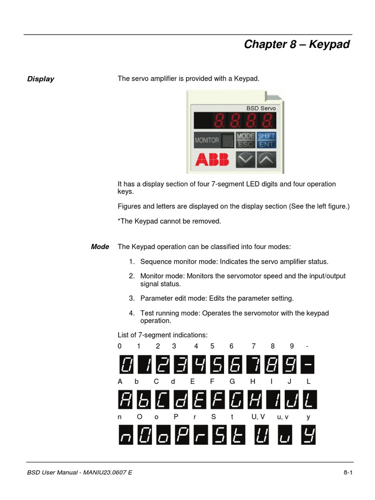 Abb Short Keys Function | PDF | Feedback | Amplifier