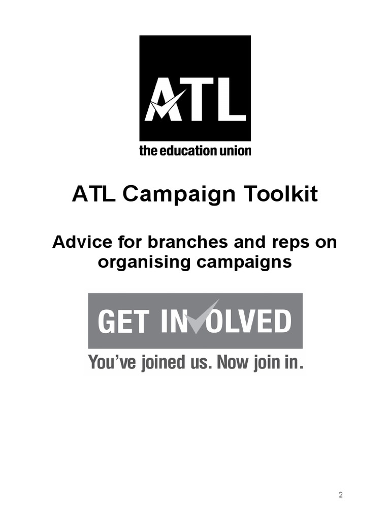 ATL Campaign Toolkit | PDF | Teachers | Teaching And Learning