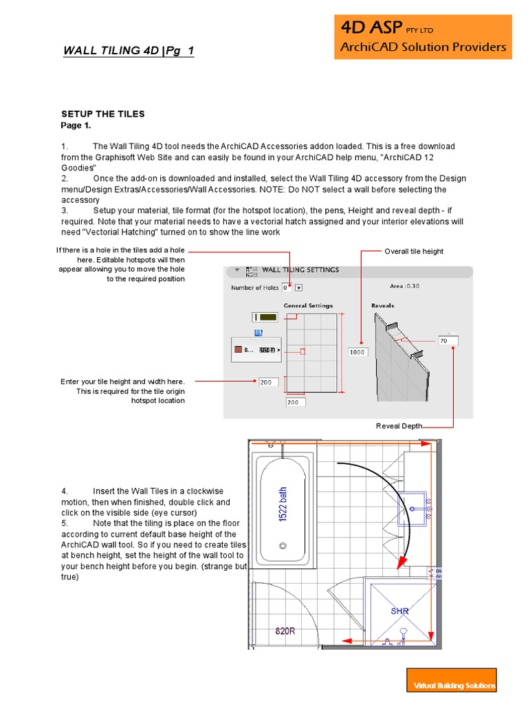 4D Asp: Wall Tiling 4D - PG 1 | PDF | System Software | Microsoft Windows