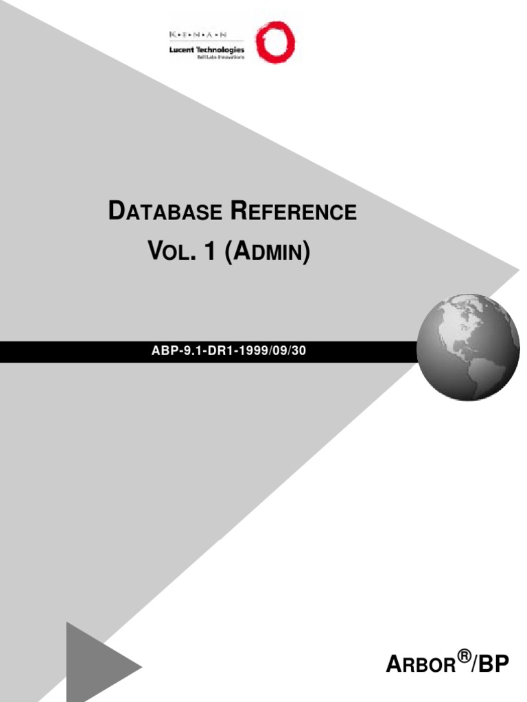 Arbor BP 9-1 Database Reference Volume 1 | PDF | Relational Database | Application Programming ...